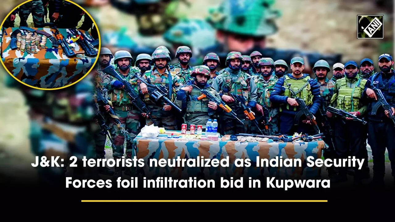 Jammu and Kashmir: Indian security forces foil infiltration bid in Kupwara, two terrorists ...