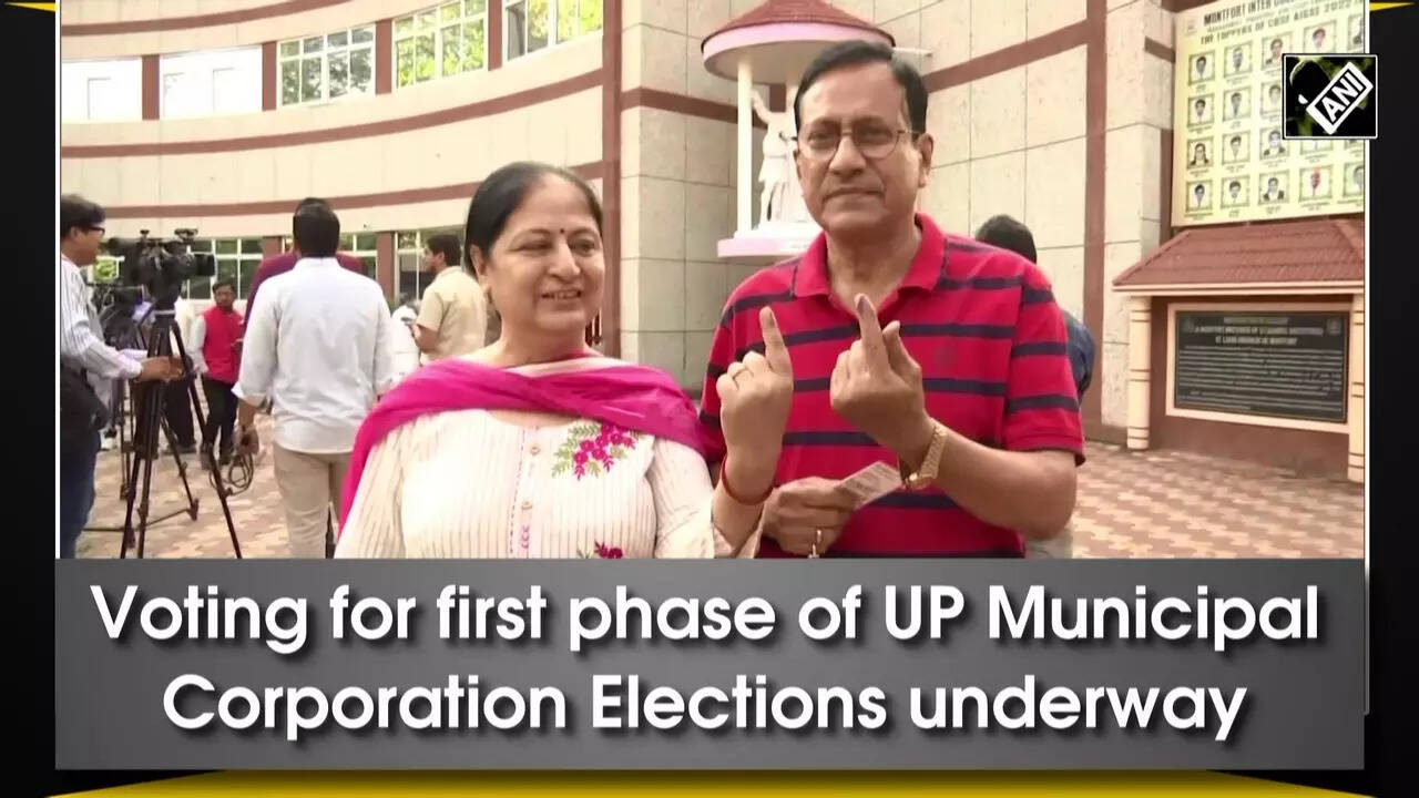 Voting for first phase of UP Municipal Corporation Elections underway