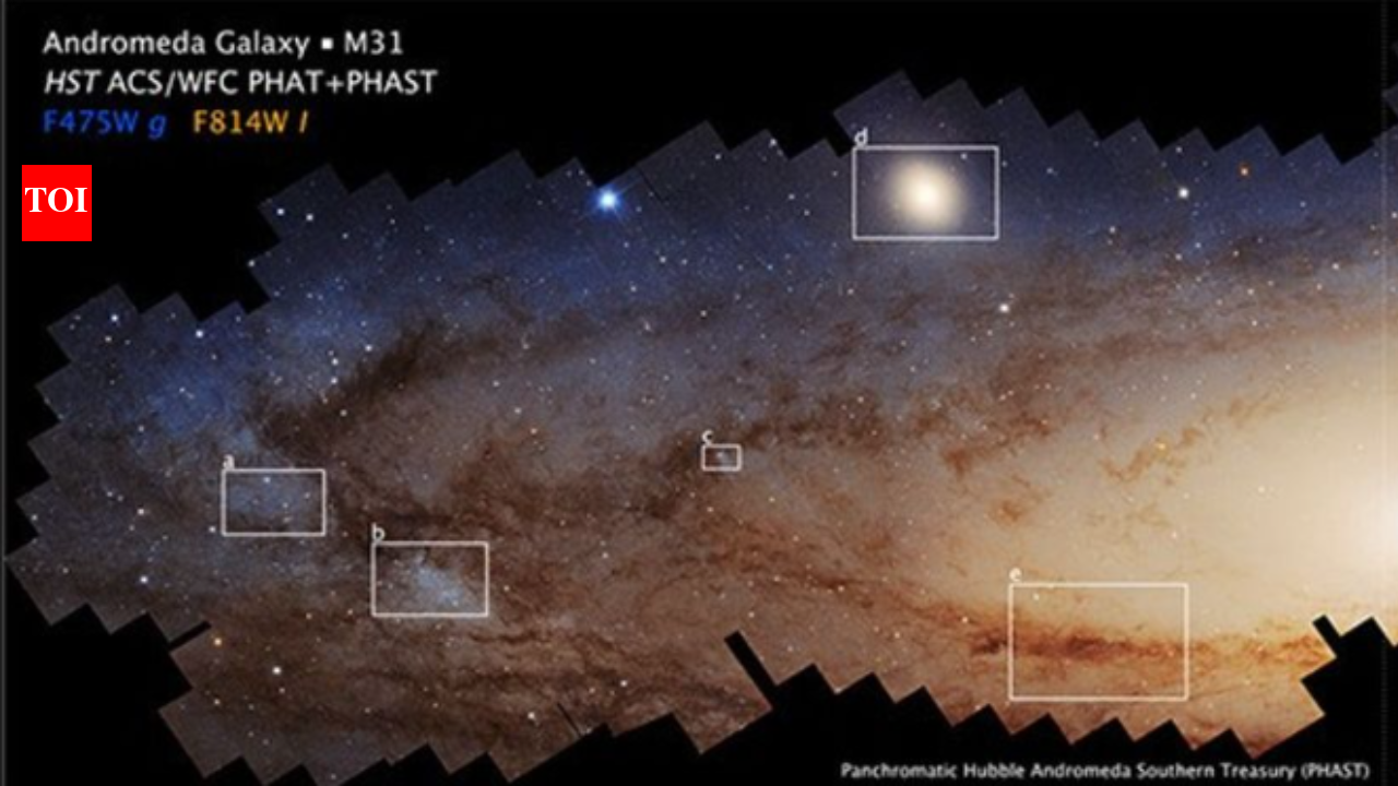 andromeda through hubble