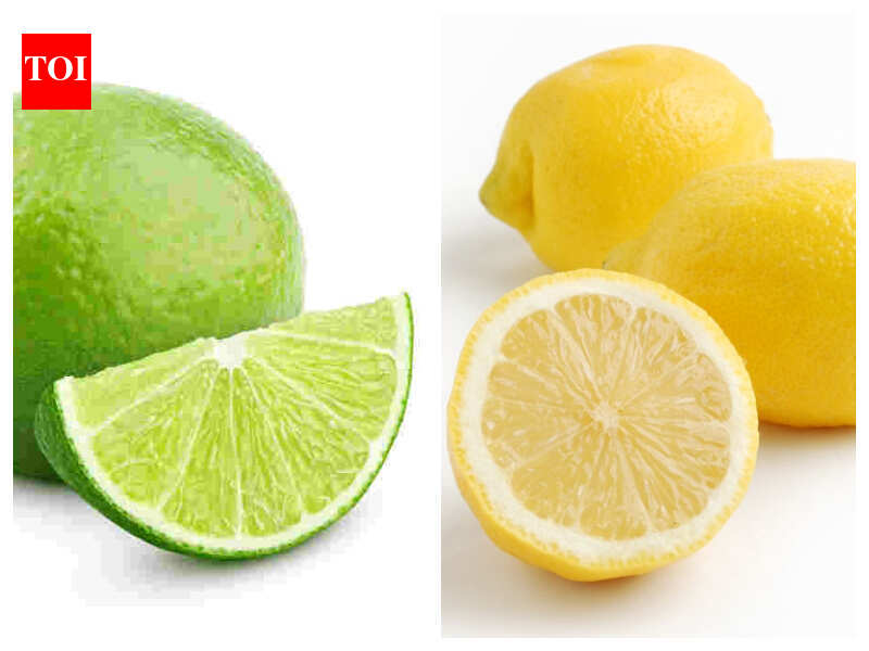 difference between lime and lemon fruit