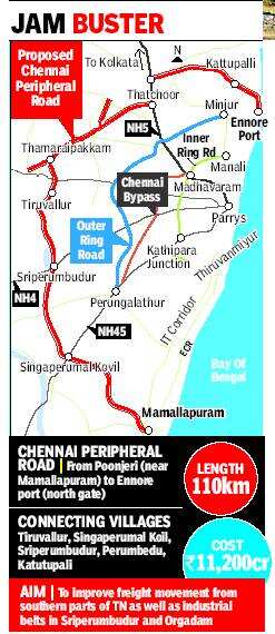 Freight to Ennore port could zip on new route around Chennai | Chennai ...