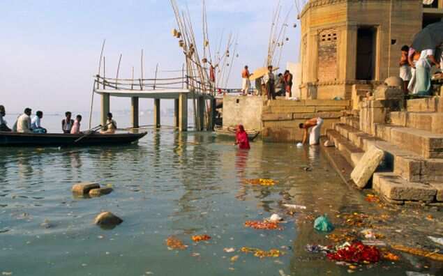 Waste from 40,000km of drains choking Ganga | India News - Times of India