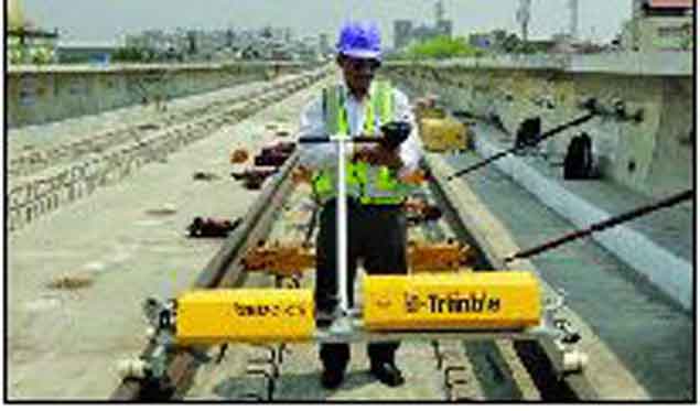 Metro rail uses wireless tech for perfect track alignment | Chennai ...
