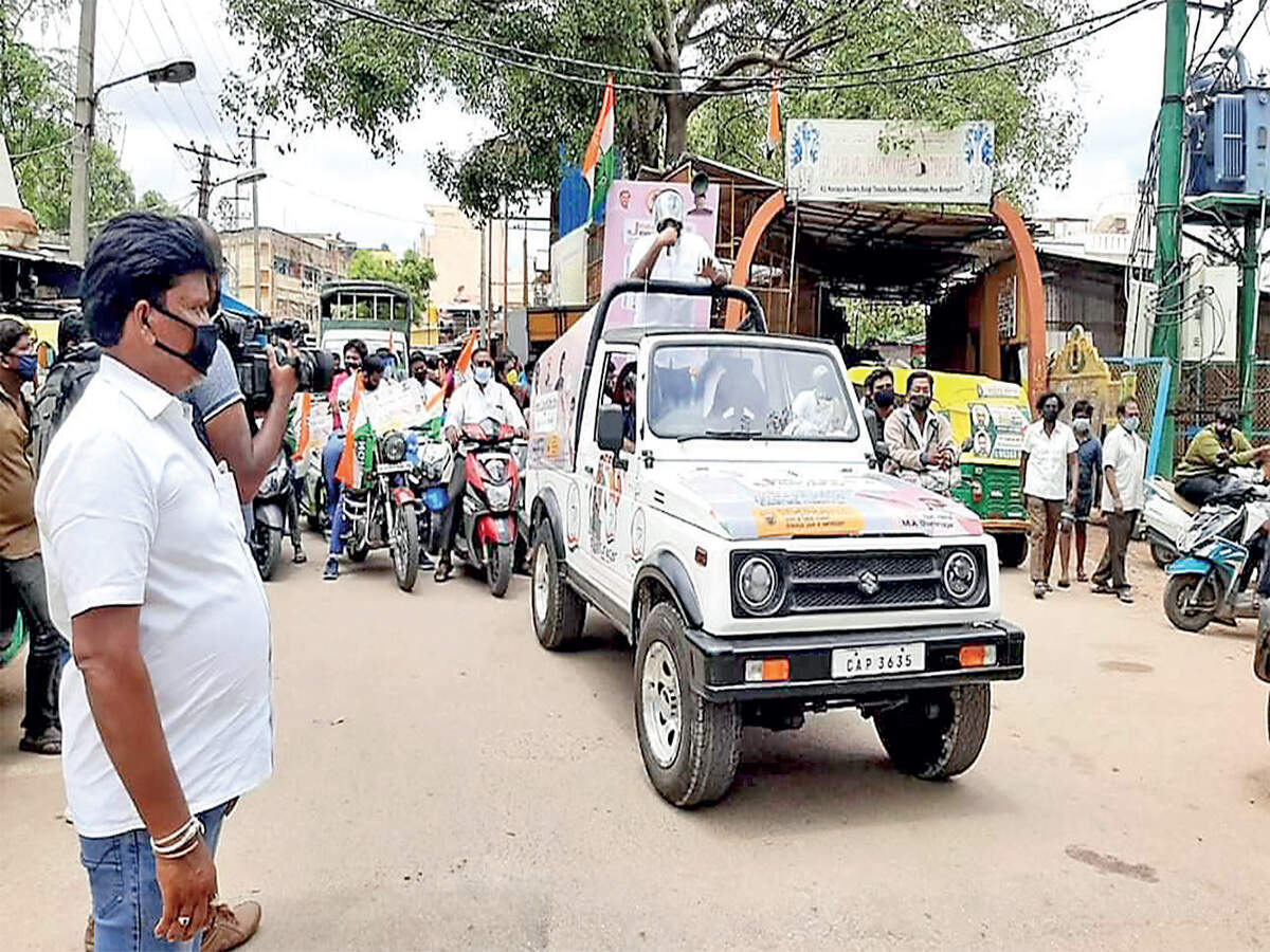 Haris hits streets to spread awareness