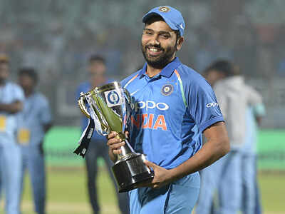 Rohit Sharma: Rohit Sharma moves up two places to 5th in ICC batsmen ...