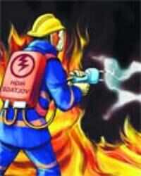 Fight fire with electricity?