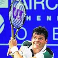 Raonic races into final