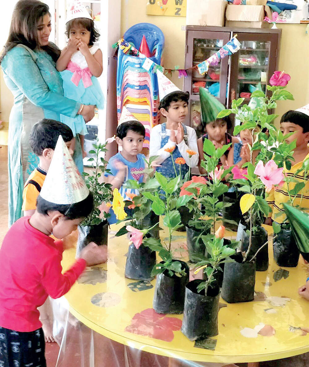 Karnataka: Flowers for her birthday