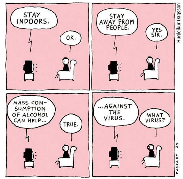 Combating corona with wit & humour | India News - Times of India