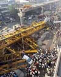 Two killed in Delhi Metro collapse