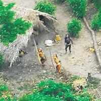 Rare tribe caught on camera for first time