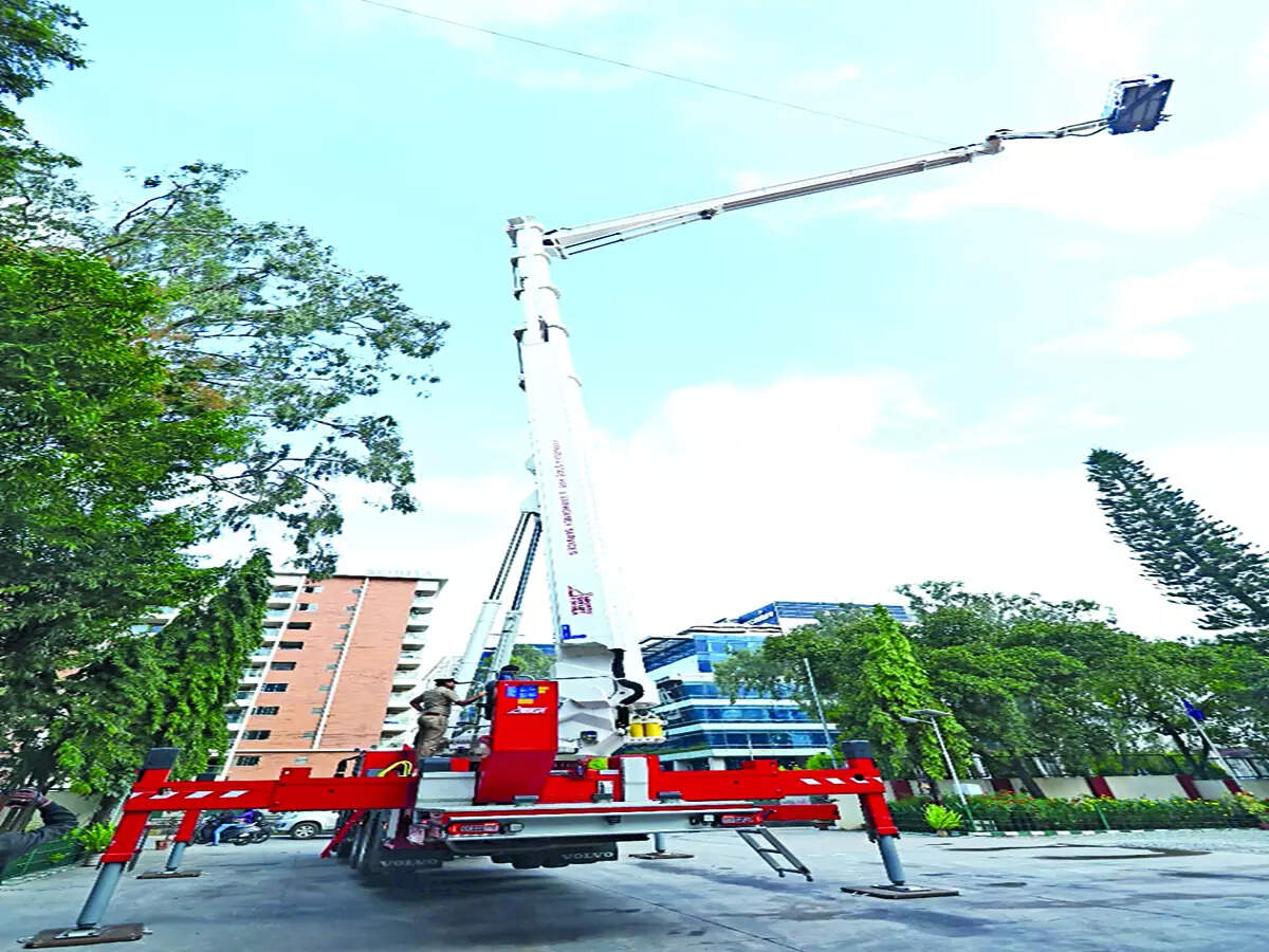 Heights of rescue: 295-ft tall ladder for Bengaluru fire department