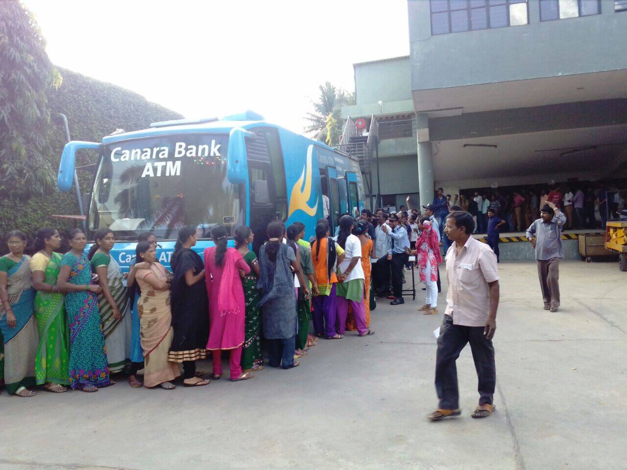 Canara: Canara bank introduces mobile ATM van to help the rural customers