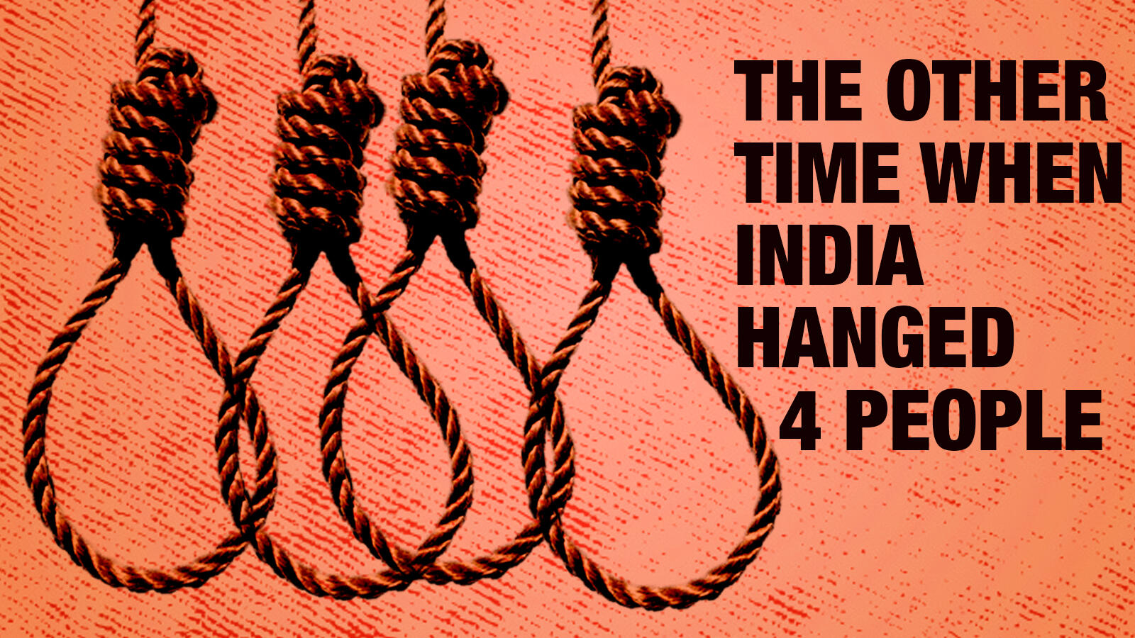 The other time when India hanged four people - Times of India