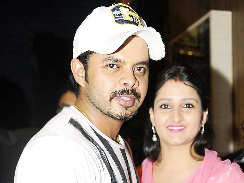 sreesanth: Sreesanth's wife Bhuvneshwari defends him against spot ...