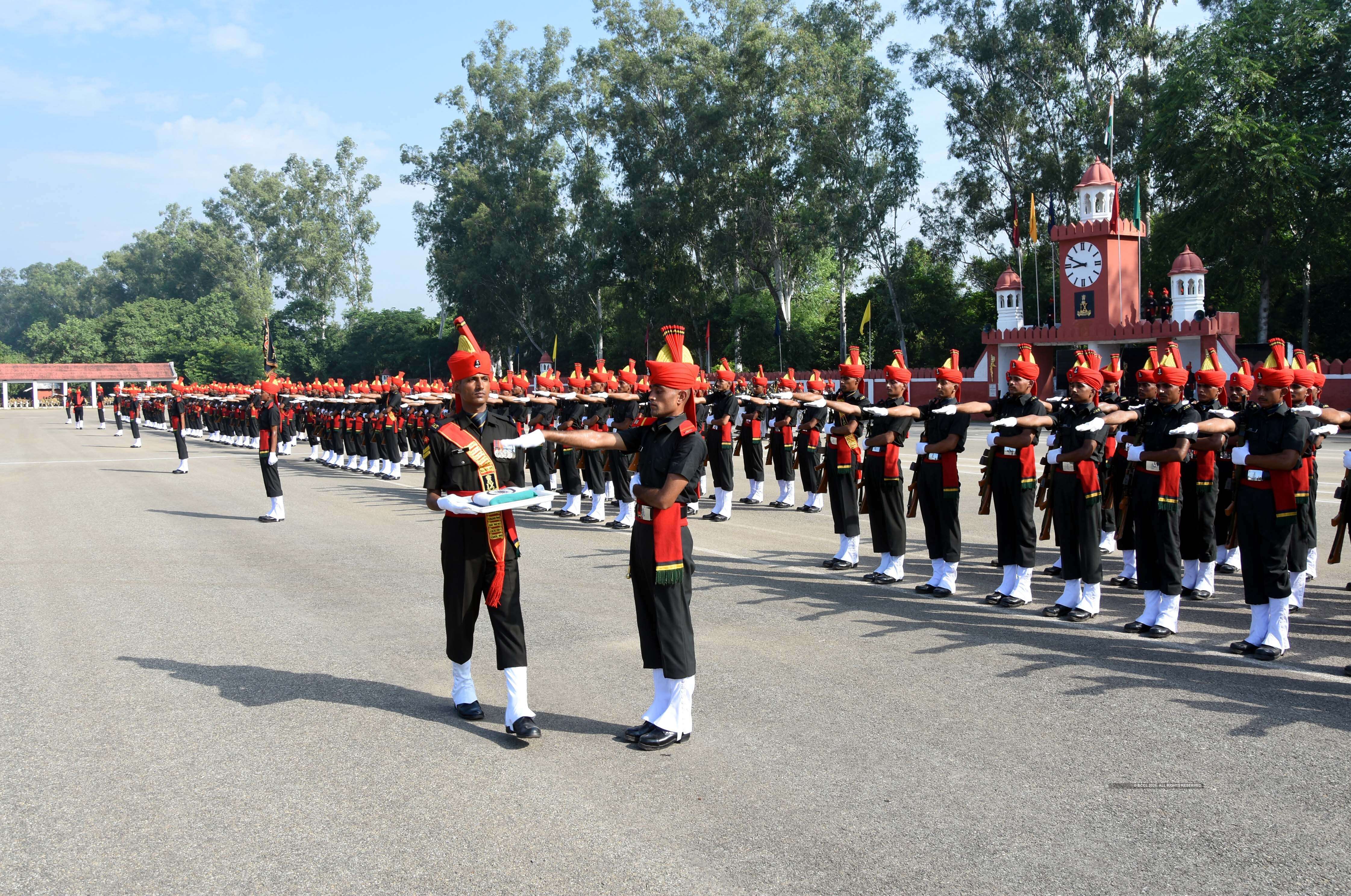 245 Young Soldiers of Bareilly's JAT Regiment Center dedicated to the ...