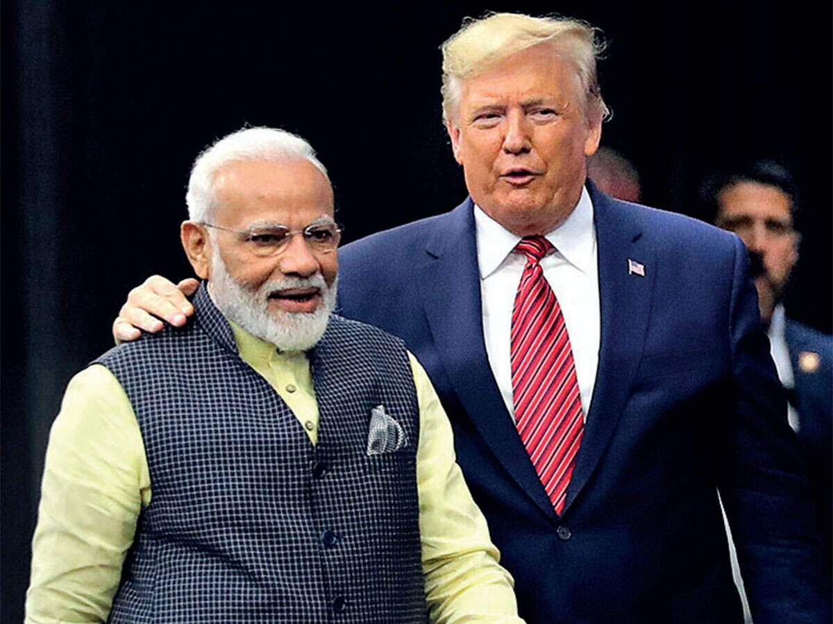 Howdy Modi: PM Narendra Modi shares stage with US President Donald ...