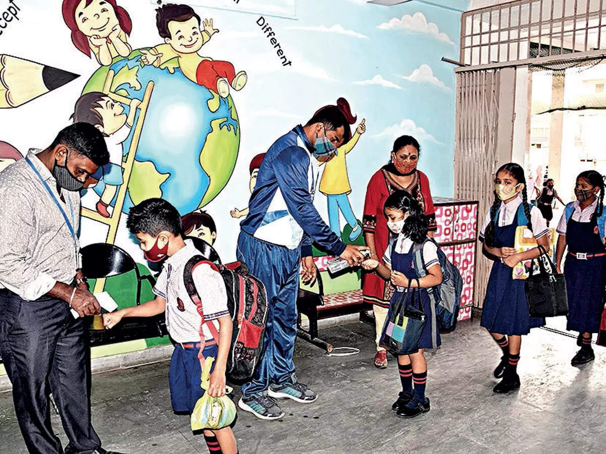 Kids make a beeline for school once more