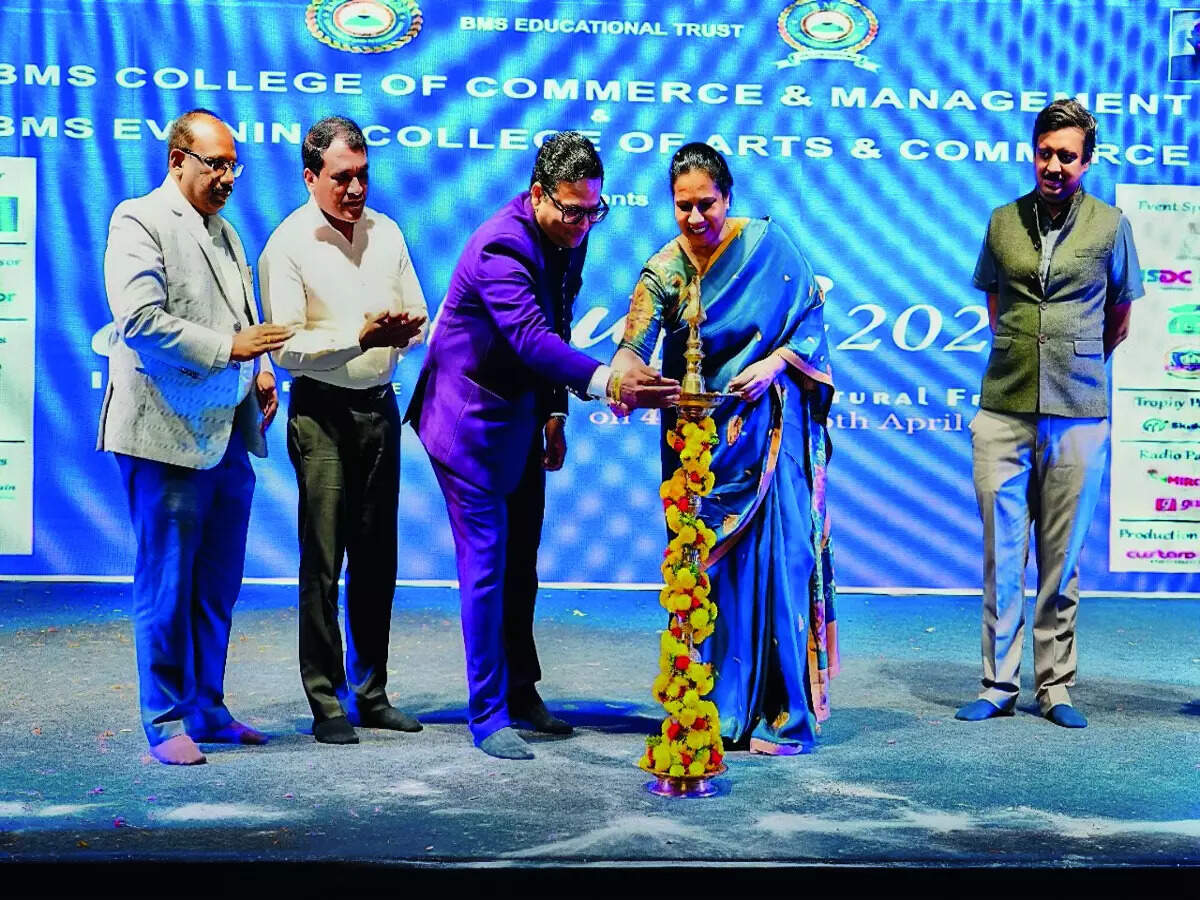 Samskruthi–2025 kicks off with grand inauguration at BMS College