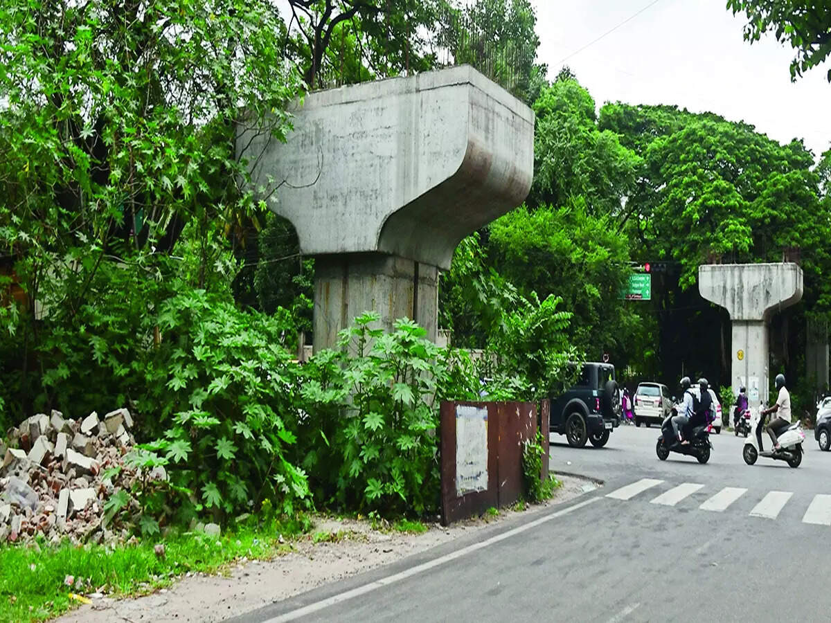 Ejipura Flyover pier pressure over 84 trees