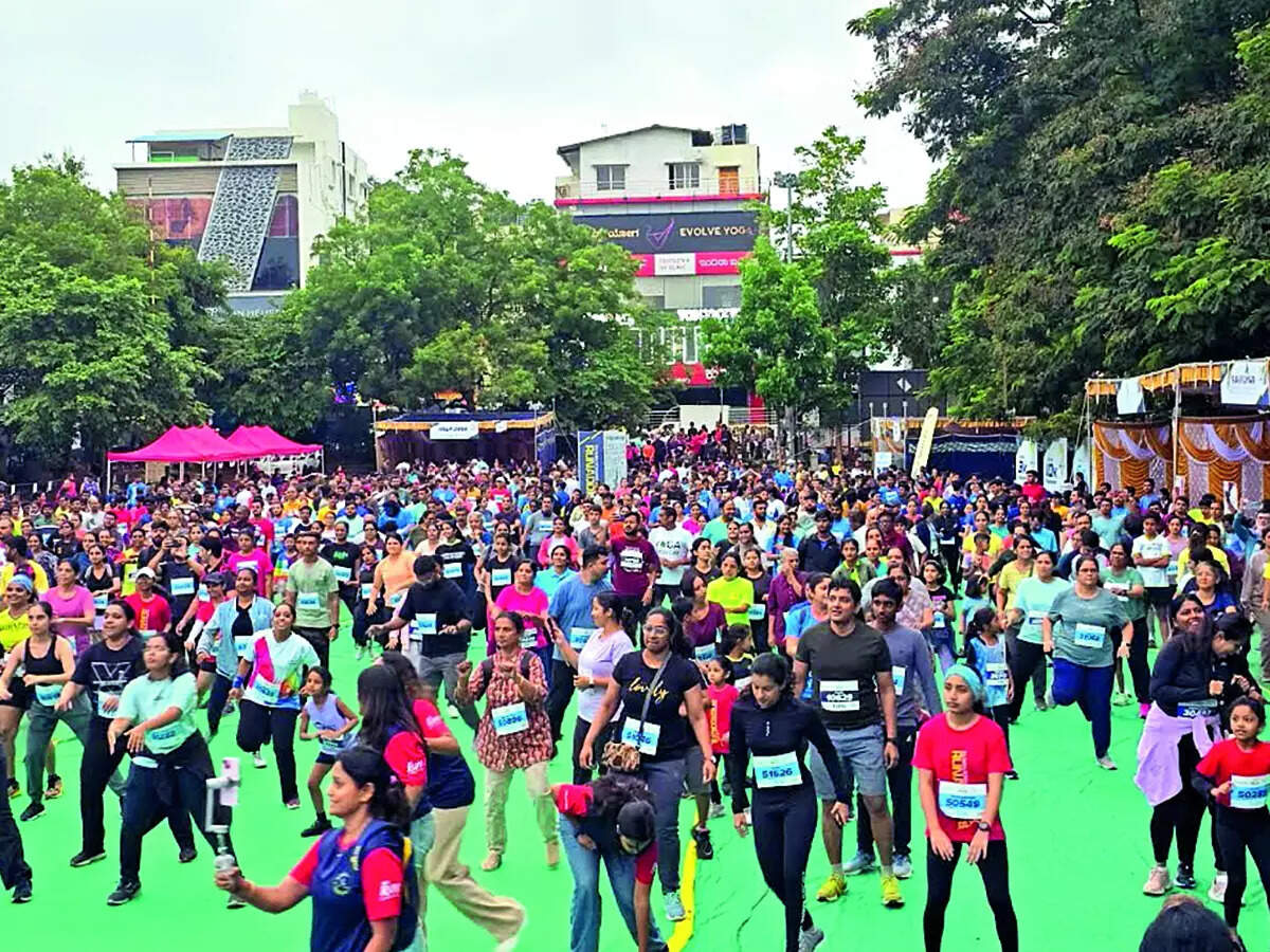Run Addict’s annual marathon organised in Rajarajeshwari Nagar