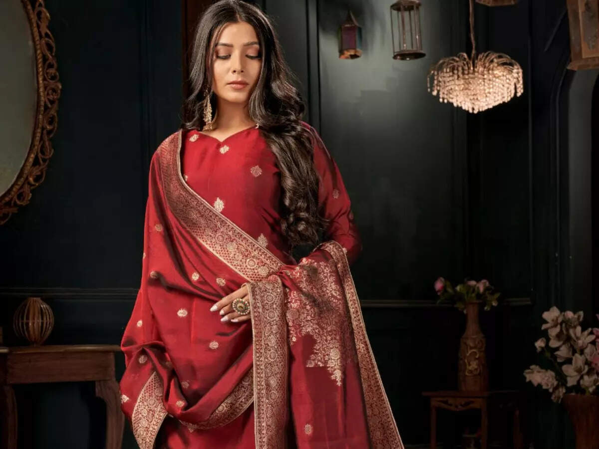 Red: Navratri colour of the day, how to style it | - Times of India