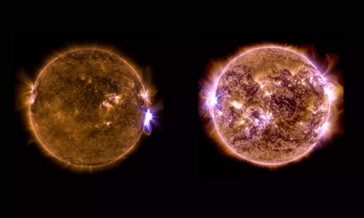The furious Sun: Strongest solar flare since 2017 captured by NASA ...