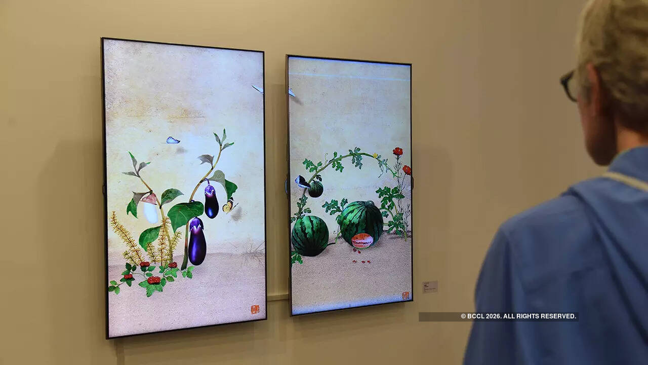 India Art Fair: Artworks come alive at the K-Art exhibition booth ...