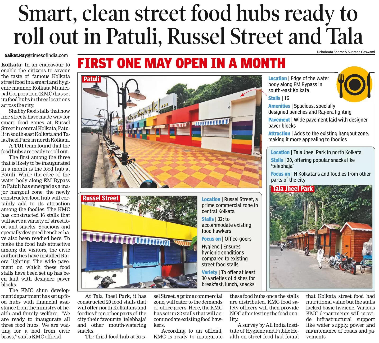 Russel Street hawkers to be relocated to new street-food hub | Kolkata ...
