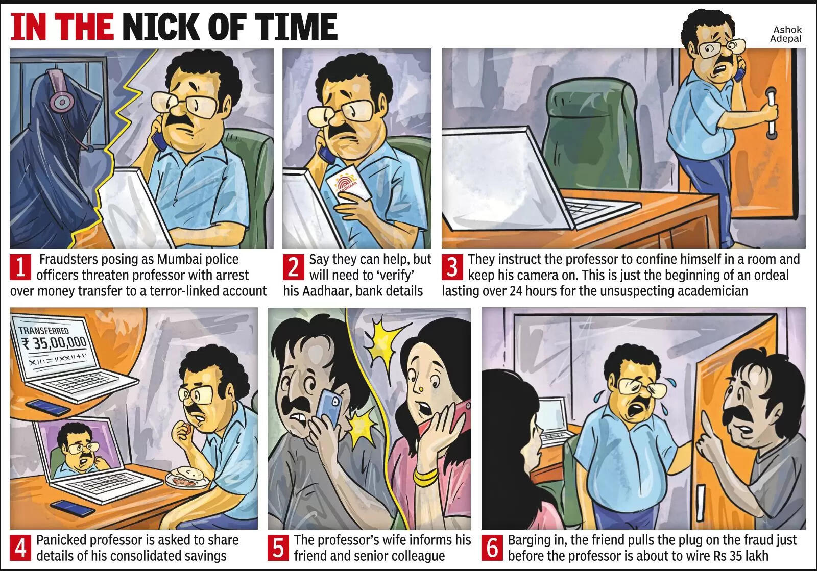 Professor Saved from Digital Arrest Scam After Almost Losing ₹35L ...