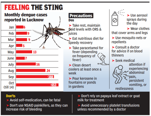 Dengue Cases Surge to 653 in Lucknow: Urgent Health Alarm as Infections ...