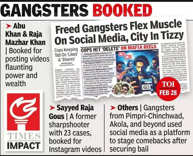 TOI Impact: Three FIRs against gangsters for flaunting power on social ...
