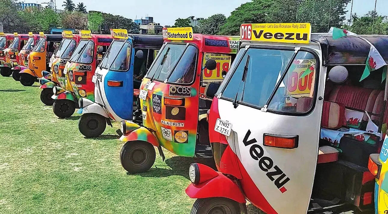 57 women kick off Rickshaw Rally from Chennai to Goa | Events Movie ...