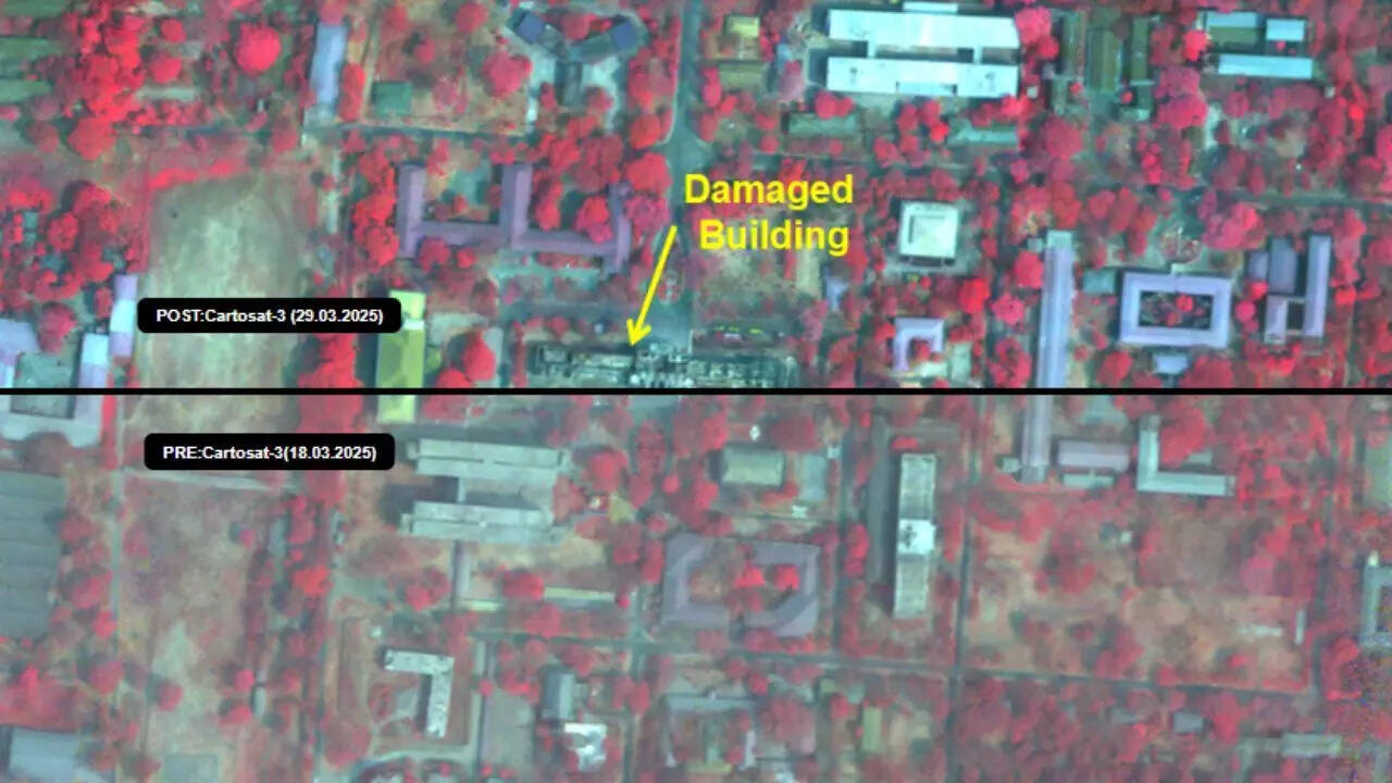 Earthquake hits Myanmar: ISRO reveals before and after satellite images ...