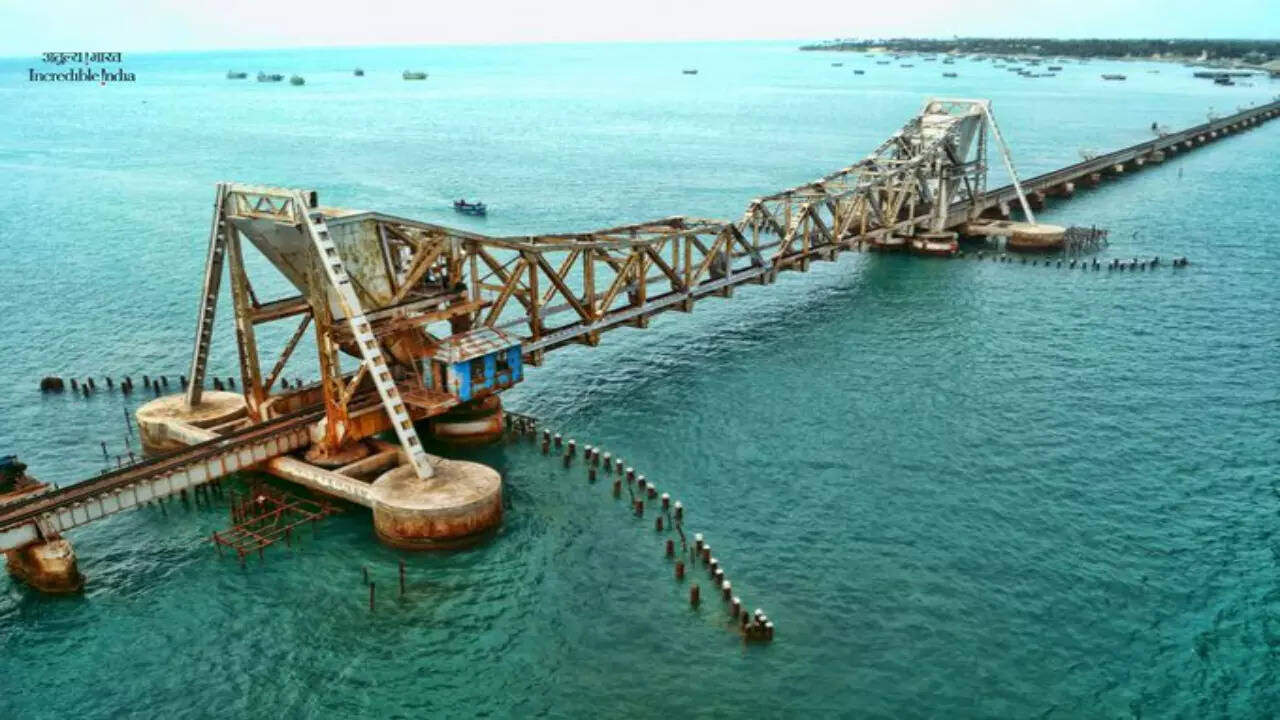 Rails above, waves below: Pamban Bridge 2.0 is here; all you need to know | Chennai News - The ...