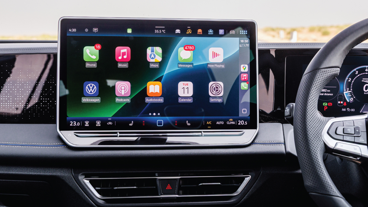 Volkswagen Tiguan R-line to get 15-inch touchscreen infotainment - The ...
