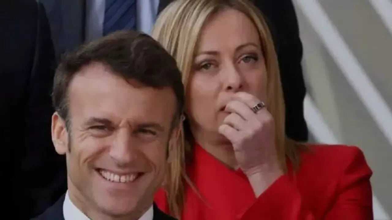 Meloni, Macron, and the magnificent ‘eye-roll’: Internet's verdict on the viral moment at the G7 ...