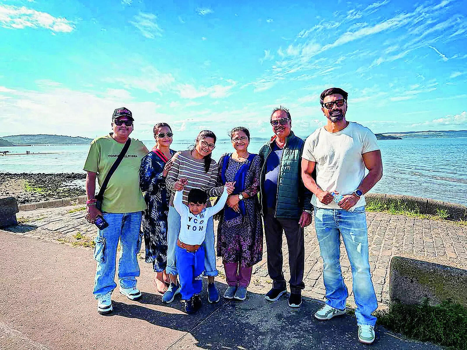 Dev shoots in the UK for next project, holidays with fam in Scotland ...
