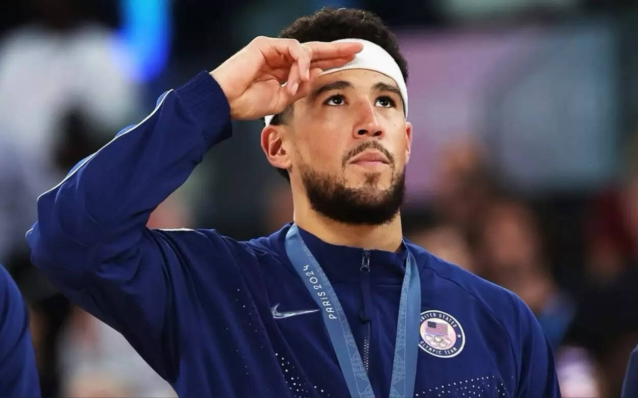 Devin Booker meets artist James Turrell at Roden Crater, explores rare ...