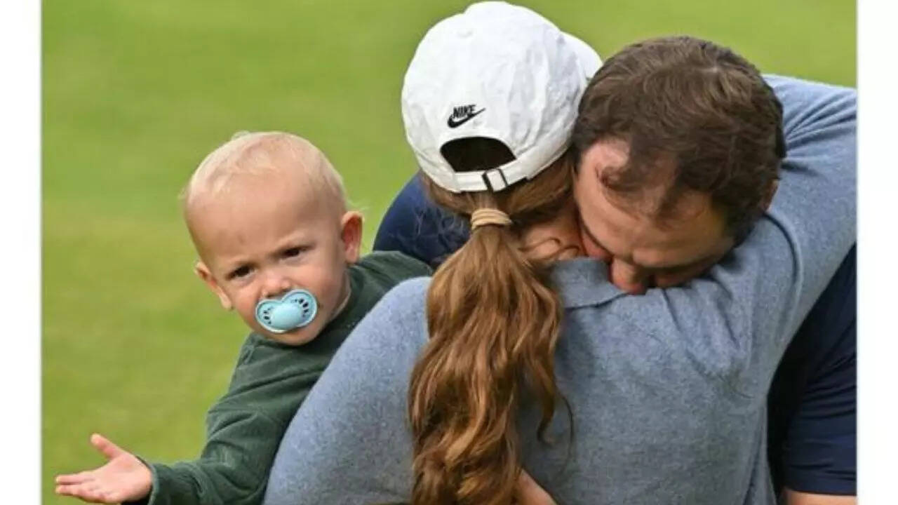 Watch: Scottie Scheffler’s son Bennett creates the sweetest moment at ...