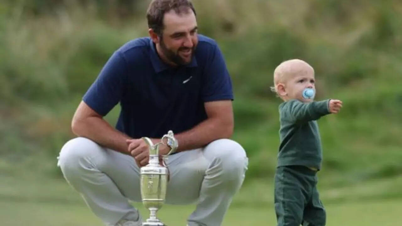 Watch: Scottie Scheffler’s son Bennett creates the sweetest moment at ...