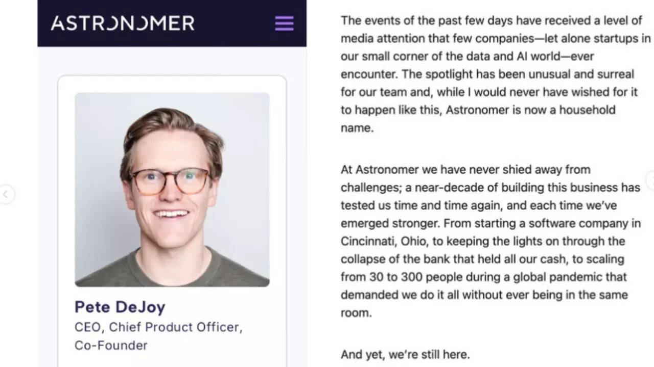 Pete DeJoy Net Worth: How much the new Astronomer CEO is expected to ...