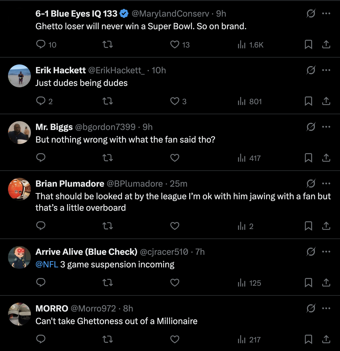 Watch: Lamar Jackson’s wild hand gesture to a fan chanting ‘loser’ go ...