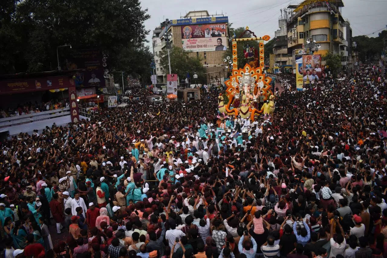 Pune Bids Emotional Farewell to Bappa: A Spectacular Cultural ...