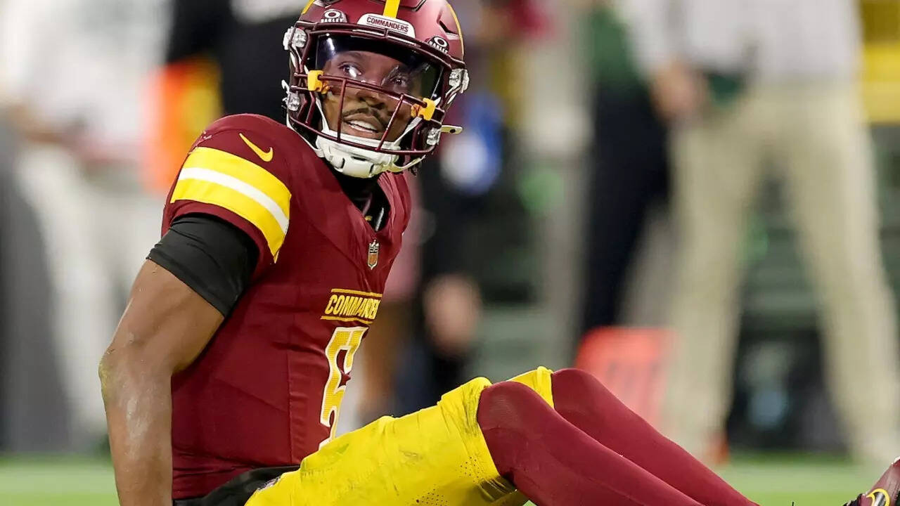 Jayden Daniels injury update: Commanders' QB diagnosed with knee sprain ...