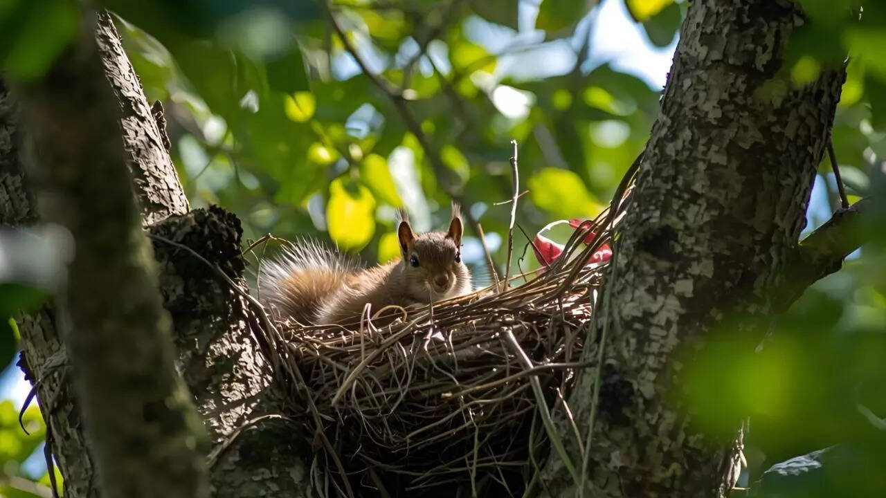 Squirrel nest vs bird nest: Key differences in structure, size ...
