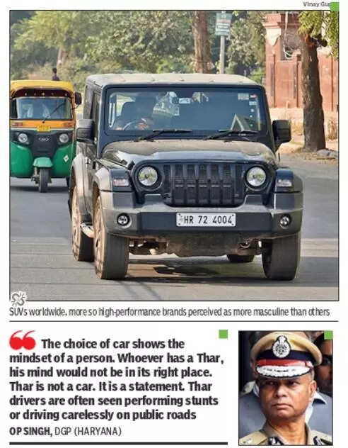 Haryana DGP takes aim at Thar. But can behaviour be linked to a car ...