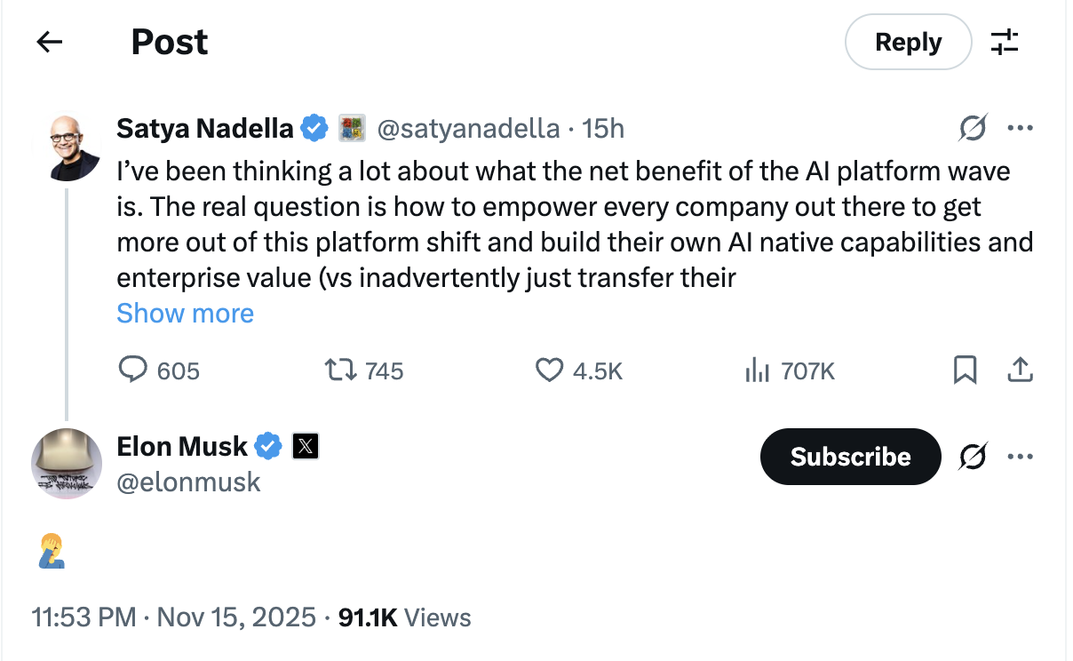 Microsoft CEO Satya Nadella quotes Bill Gates to explain what makes a ...