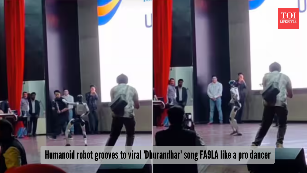 IIT Bombay Techfest 2025: Humanoid robot grooves to viral 'Dhurandhar ...