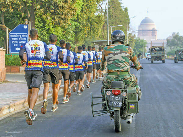 Army men set a new record: 50 half marathons in 50 days | Events Movie ...